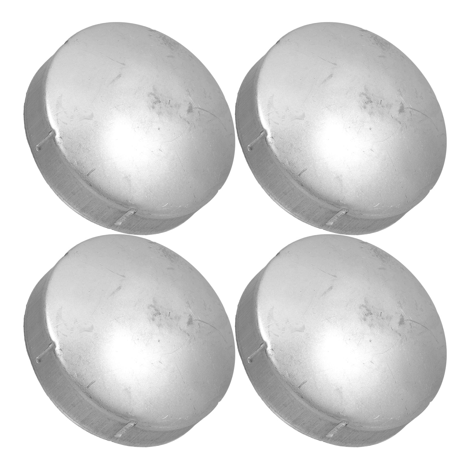 MLINS 4 Pcs End Cap Fence Post Repair Toppers Planters Vinyl Round Dome ...