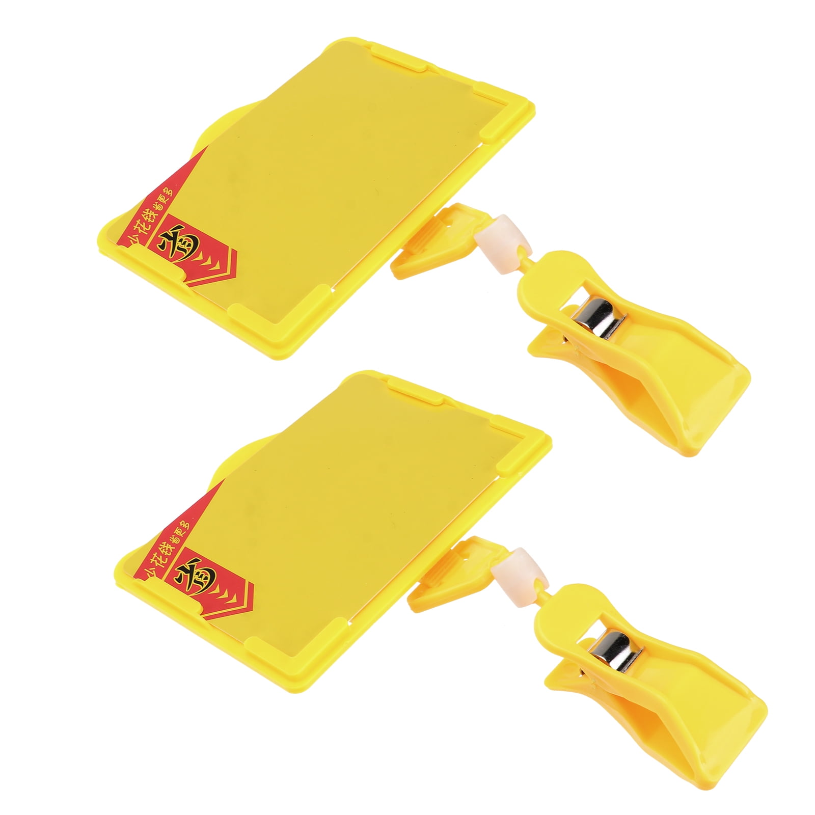 MLINS 4 Pcs Erasable Price Tag Display Holder Supermarket Price Label ...
