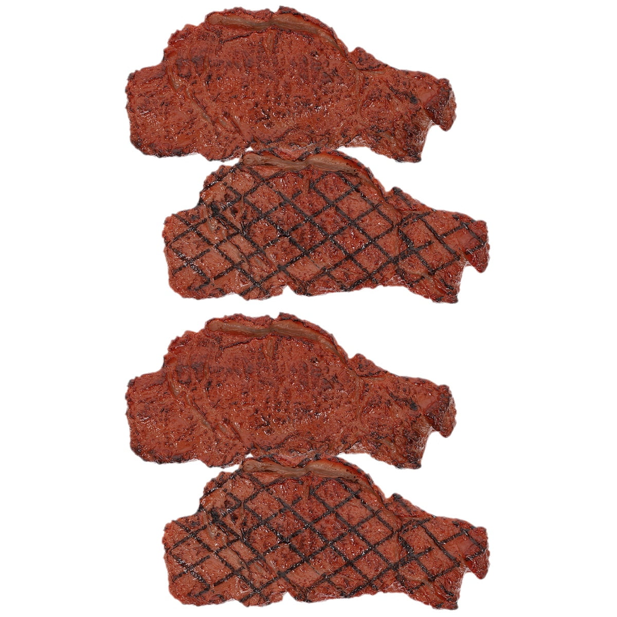 MLINS 4 Pcs Fake Steak Model Fake Food Toy Kids Steak Plaything Play ...