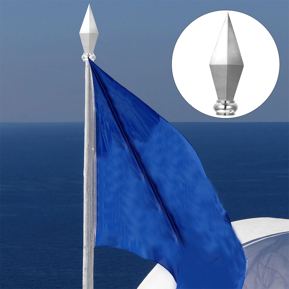 MLINS 4 Pcs Flag Pole Stand Head Parts Flagpole Accessories Flags ...