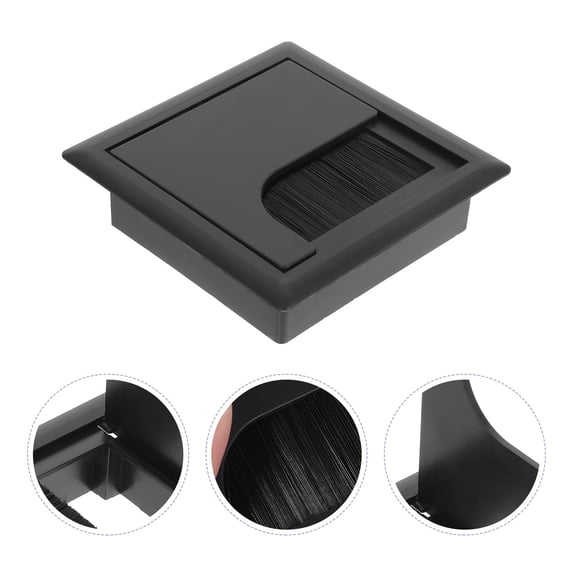 MLINS 4 Pcs Flexible Desk Grommet Wire Box Organize Wires Cable ...
