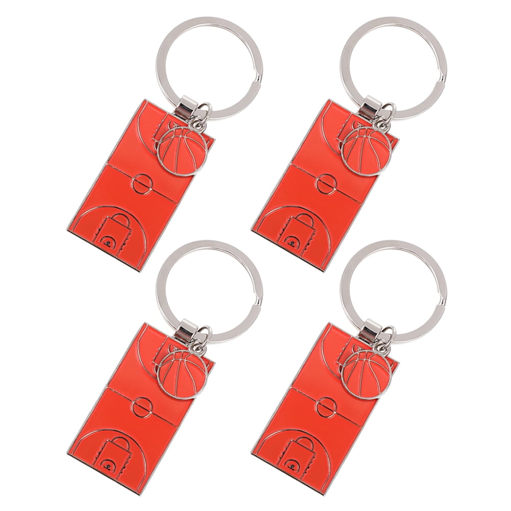 MLINS 4 Pcs Goal Sports Accessories Basketball Court Keychain - Walmart.com