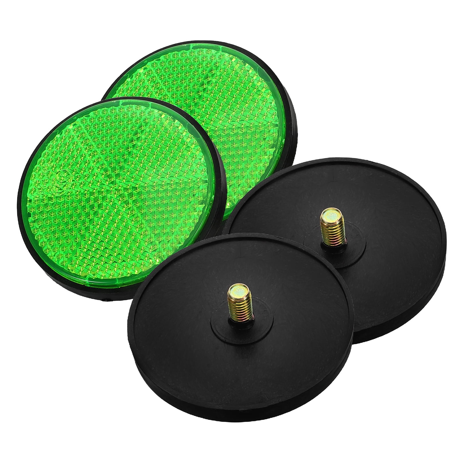 MLINS Green Plastic Reflectors for Bikes with High Reflectivity and ...