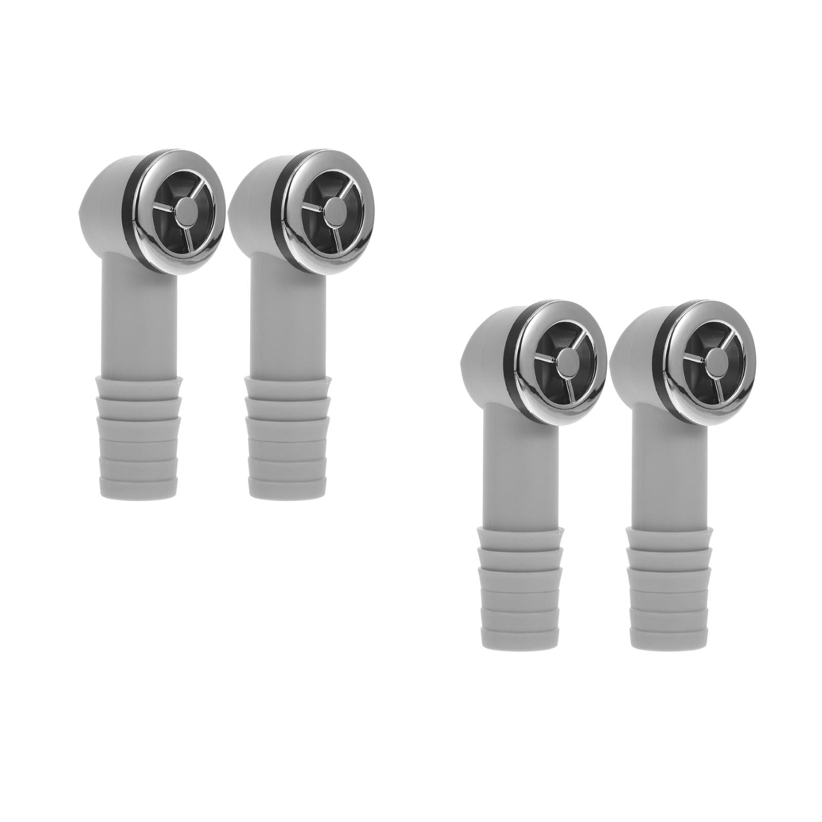 MLINS 4 Pcs Kitchen Basin Overflow Pipe Kit Round Overflow Head With Silicone Gasket Fits Most ...