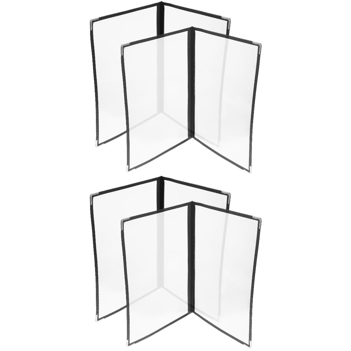 MLINS 4 Pcs Menu Cover for House PVC Transparent Binder Practical Menu ...