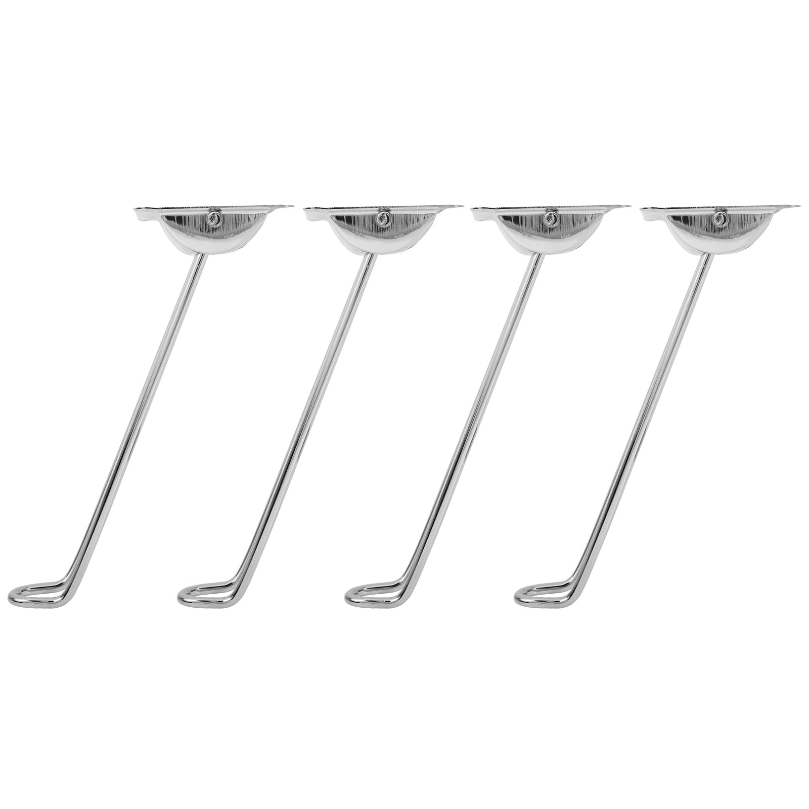 MLINS 4 Pcs Metal Folding Table Feet Adjustable Foldable Furniture Legs ...