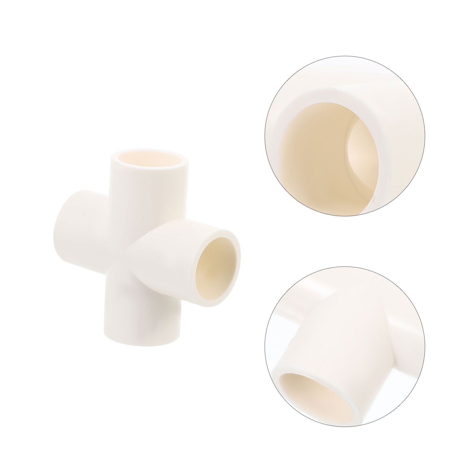 MLINS 4 Pcs PVC Joint Elbow Fitting Irrigation Hose Connectors Water ...