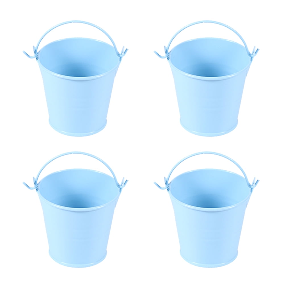 MLINS 4 Pcs Planter Mini Buckets Flower Arrangement Decoration ...