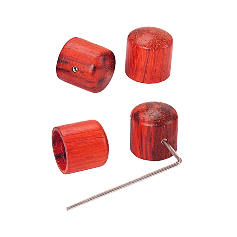 MLINS 4 Pcs Rosewood Knob Bass Guitar Knobs Durable for - Walmart.com