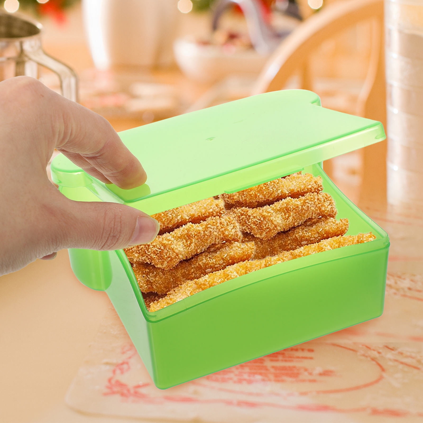 MLINS 4 Pcs Sandwich Box Toast Storage Bread Containers - Walmart.com