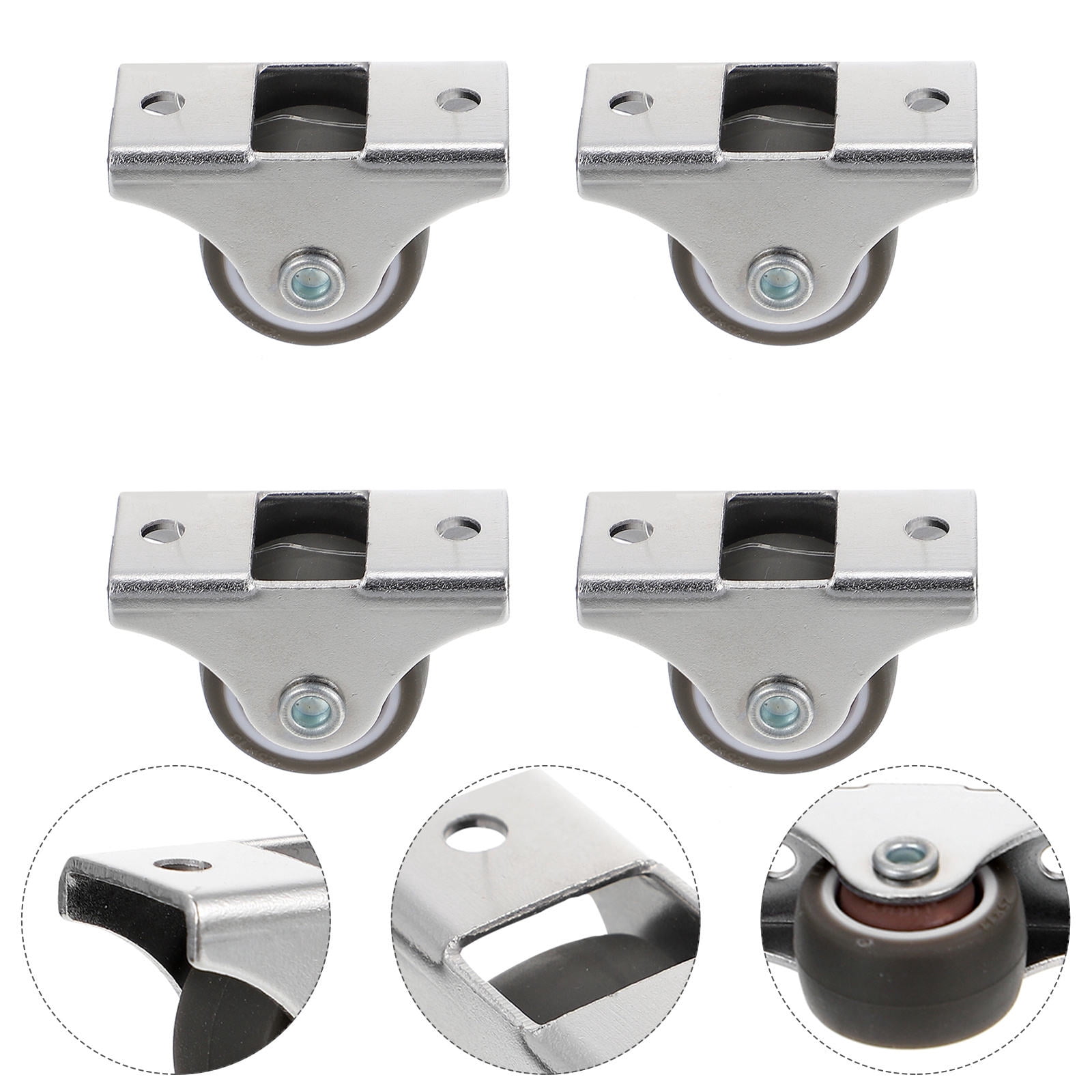 MLINS 4 Pcs Silent Directional Wheel Wheels Swivel Wheel Movable ...