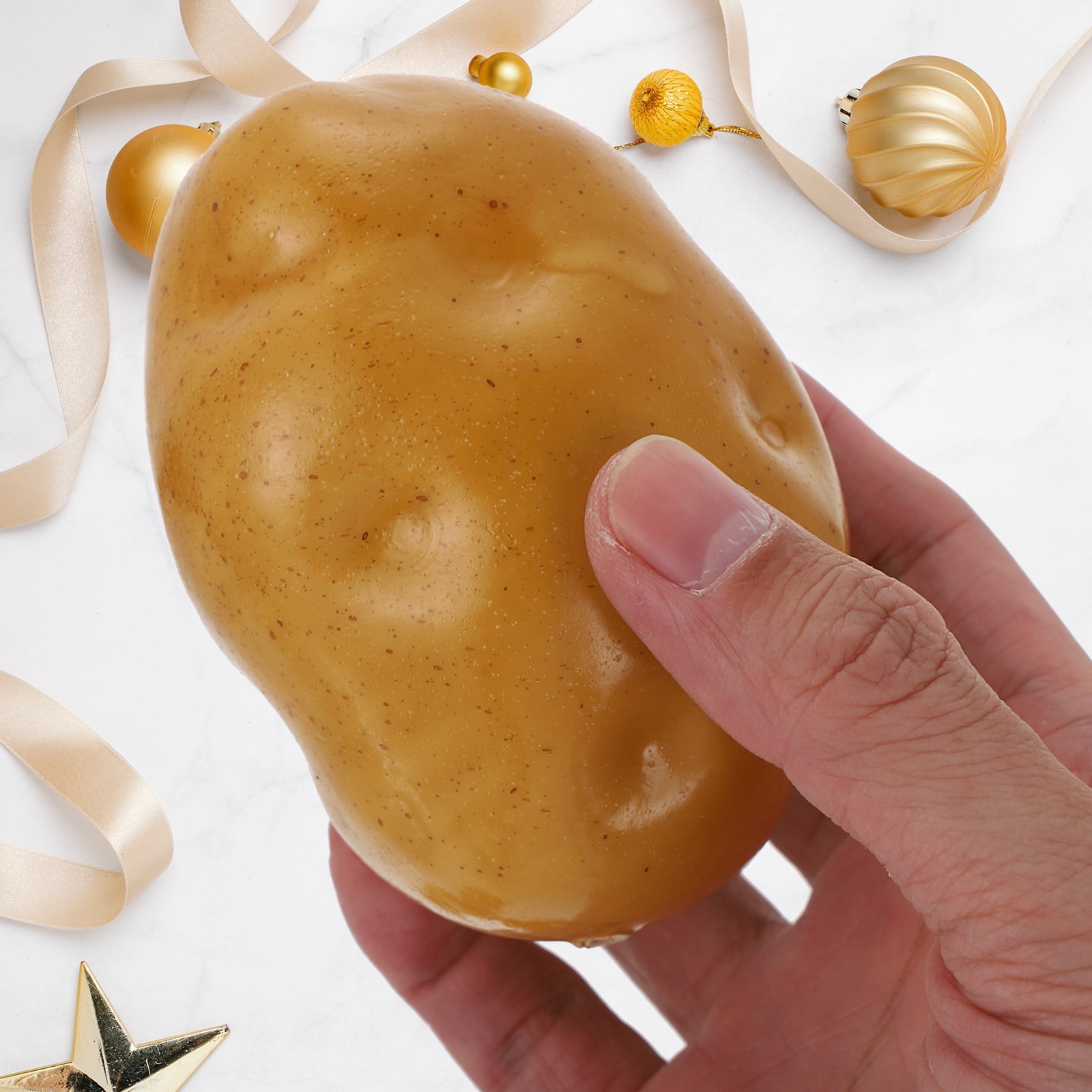 MLINS 4 Pcs Simulated Potato Model Lifelike Food Toy Decorations Baby ...
