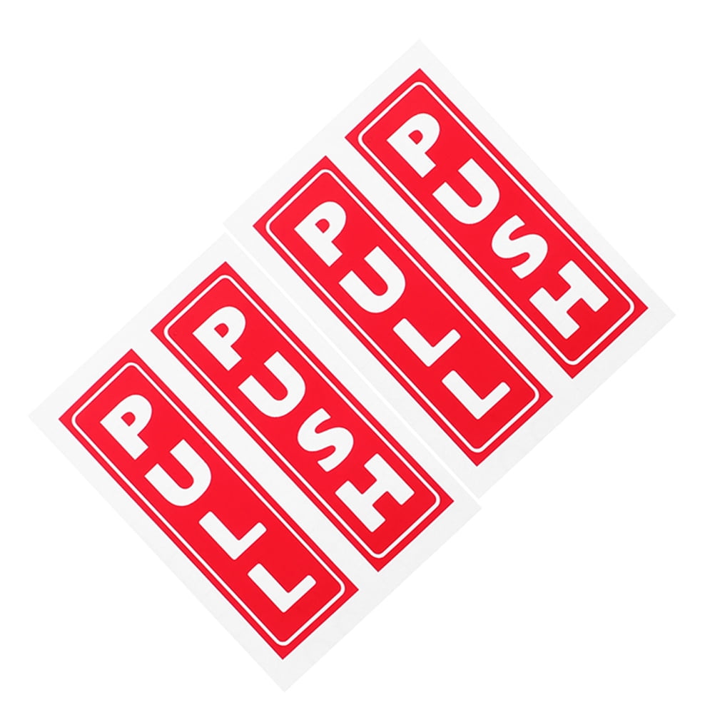 MLINS 4 Pcs Sliding Door Stickers Label The Wire Shop Removable Wires ...