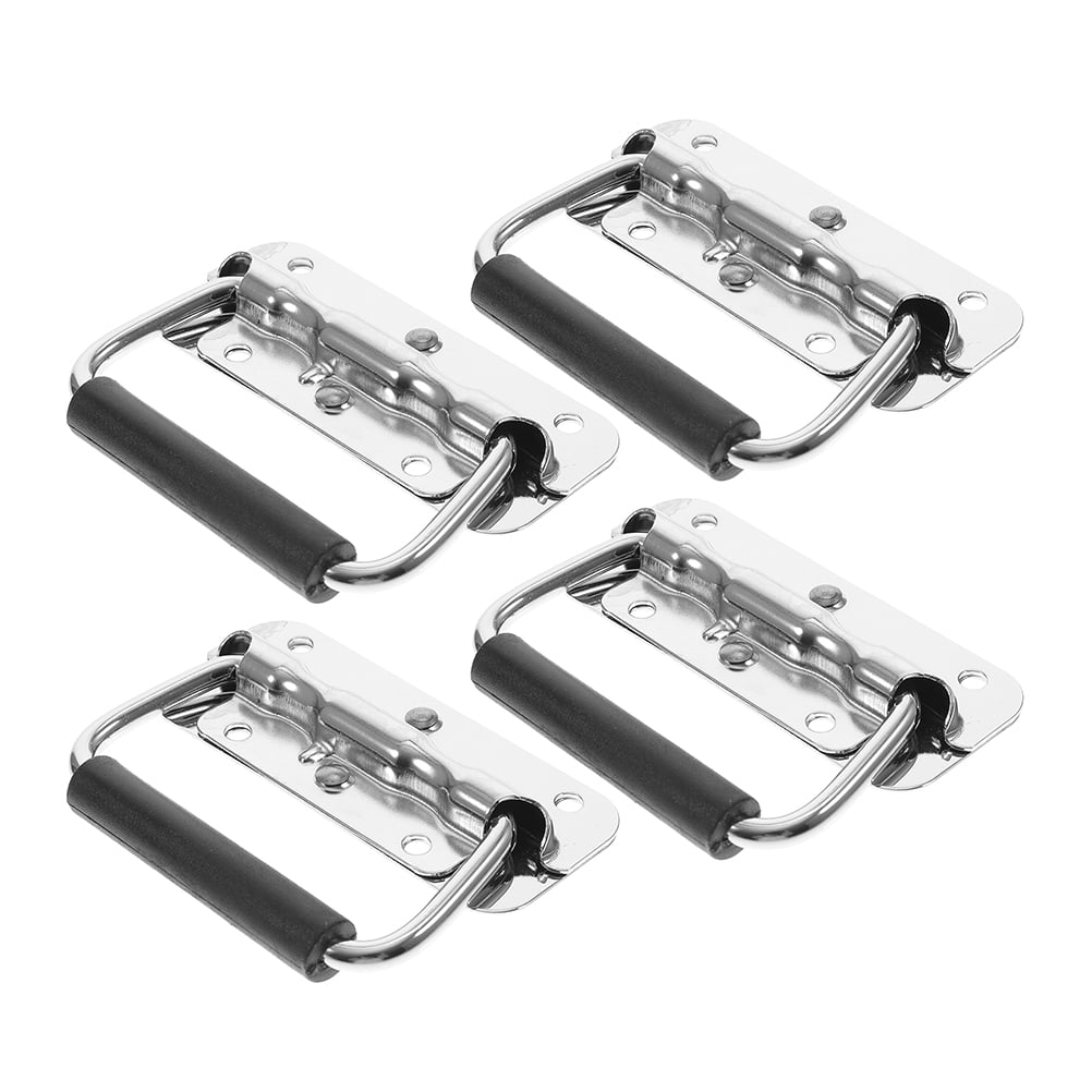 MLINS 4 Pcs Stainless Steel Foldable Handles for Tool Cases and ...