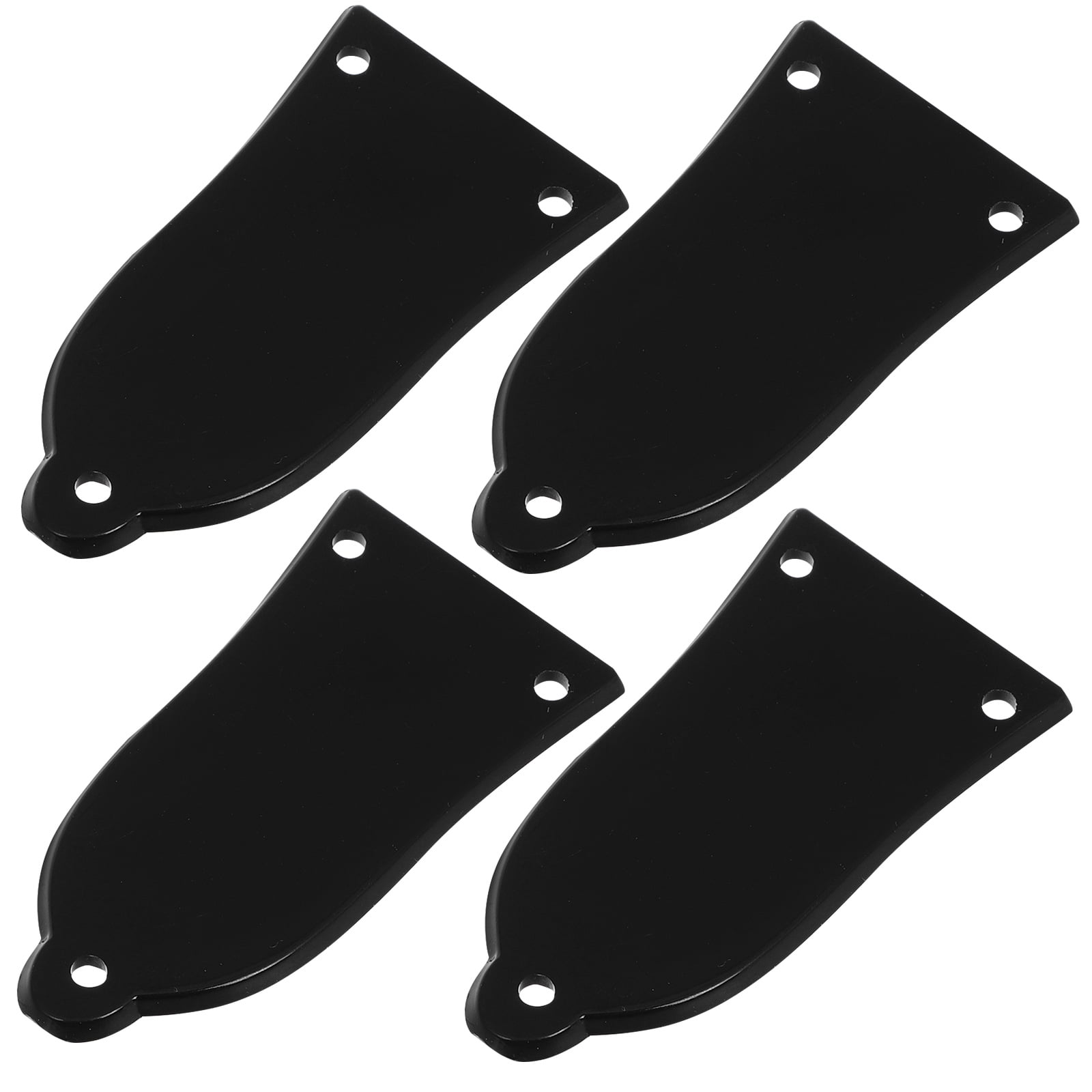 MLINS 4 Pcs Truss Rod Cover Ledge Guitar Four-string Electric Black ...
