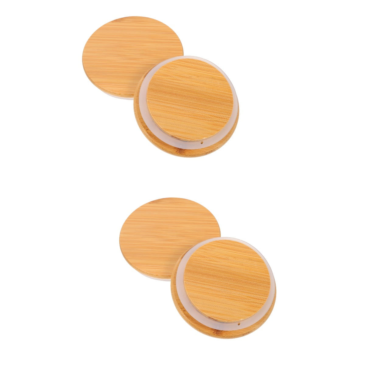 MLINS 4 Pcs Wooden Cover Pitcher Lid Replacement Pitcher Cover ...