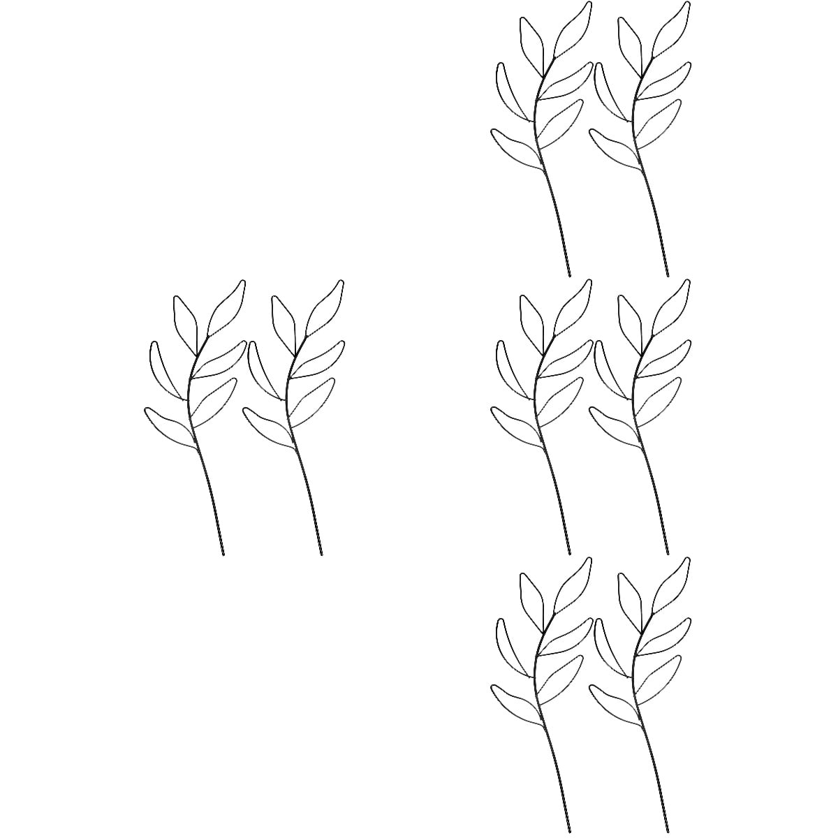 MLINS 4 Pieces Plant Support for Indoor Plants Trellis Ties Climbing ...