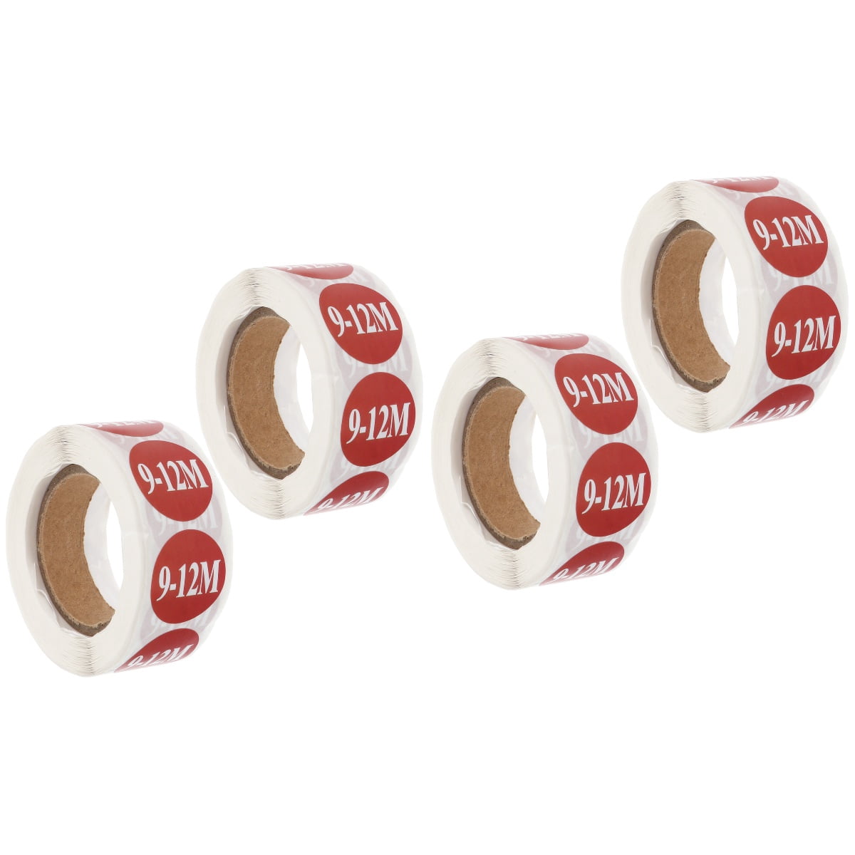MLINS 4 Rolls Paper Month Size Stickers Clothing Garment Shoes Size ...