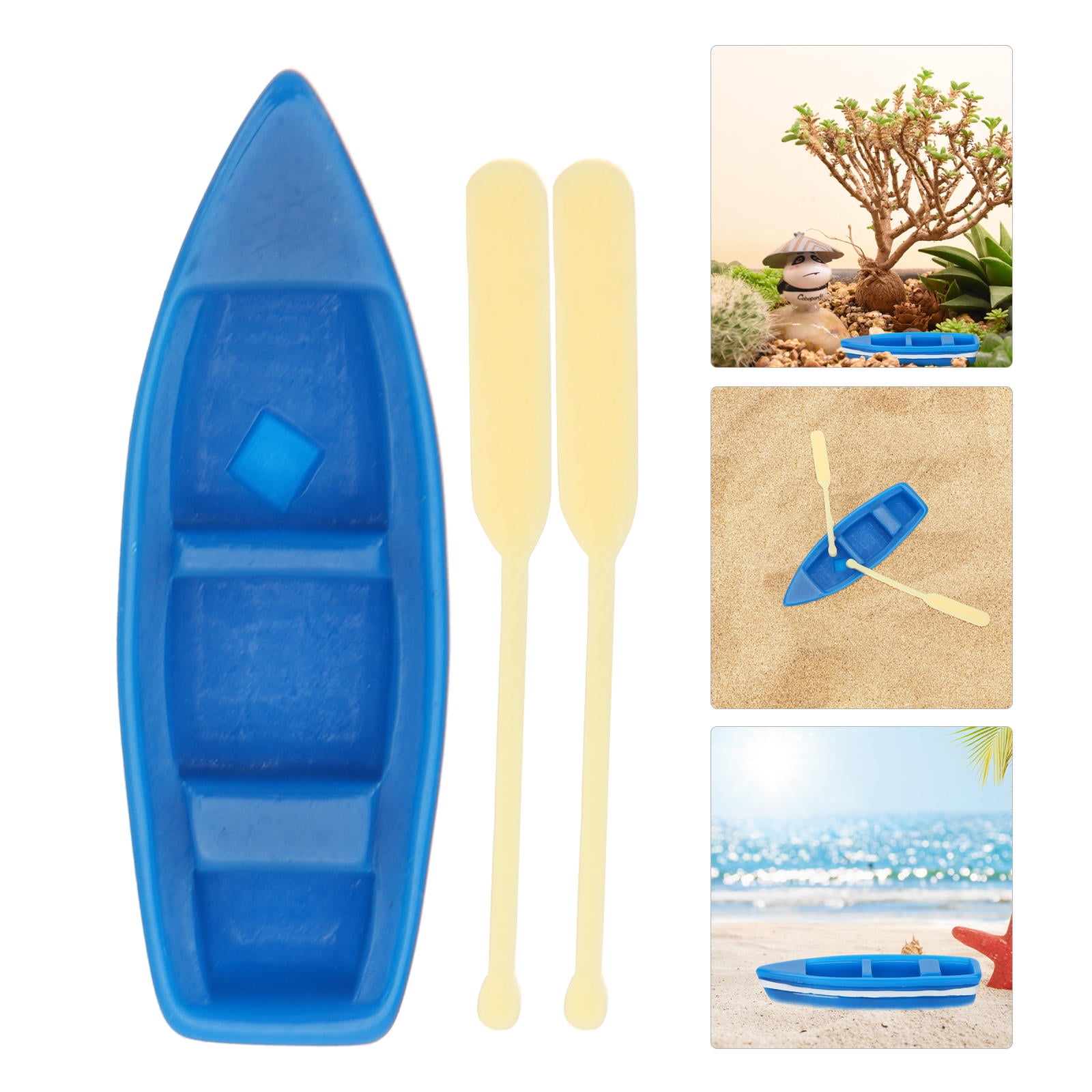DINHEAROM Canoe Model Figurines Assorted Color Creative Photographers ...