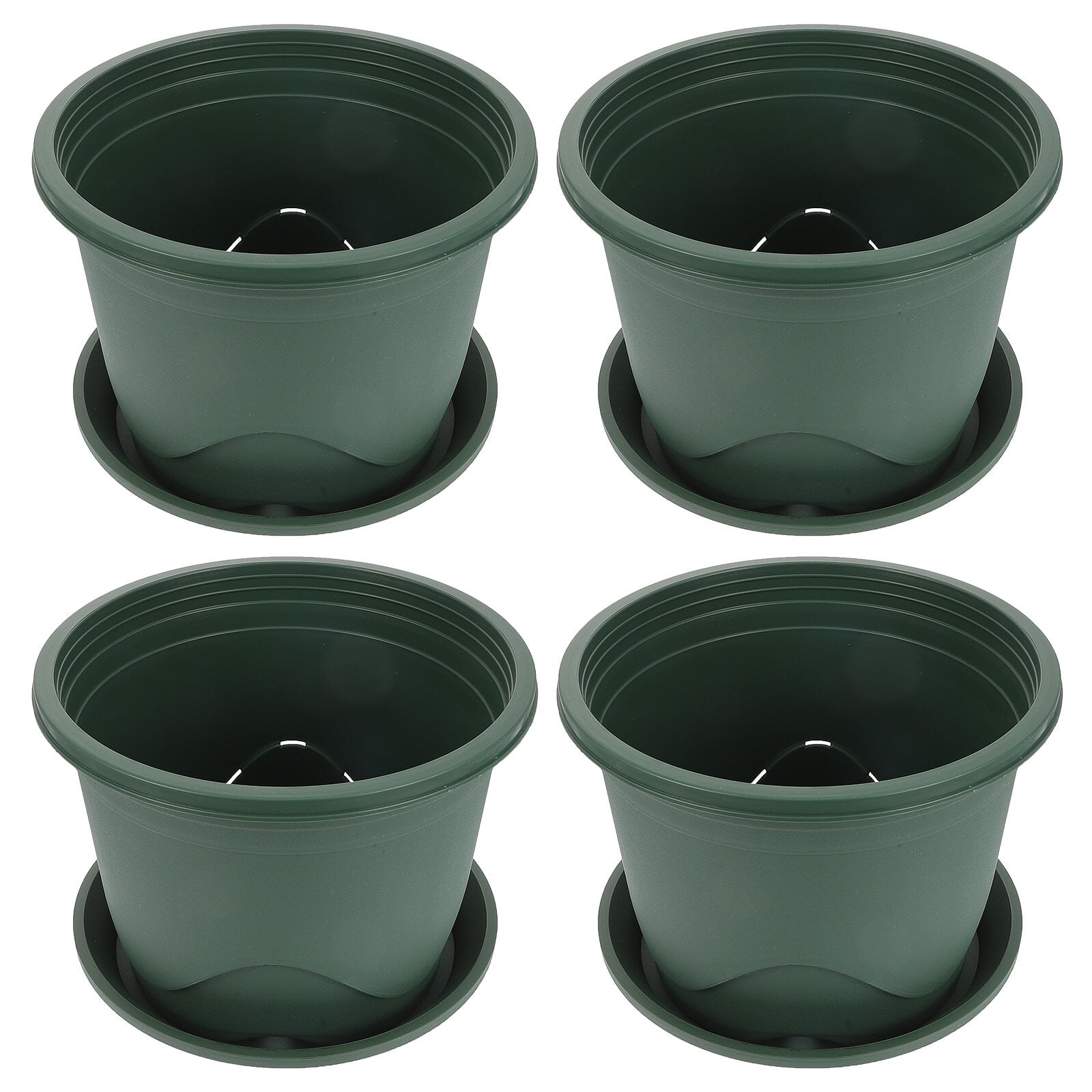 MLINS 4 Sets Adjustable Plant Stand Root Control Pots 19X19CM Green ...