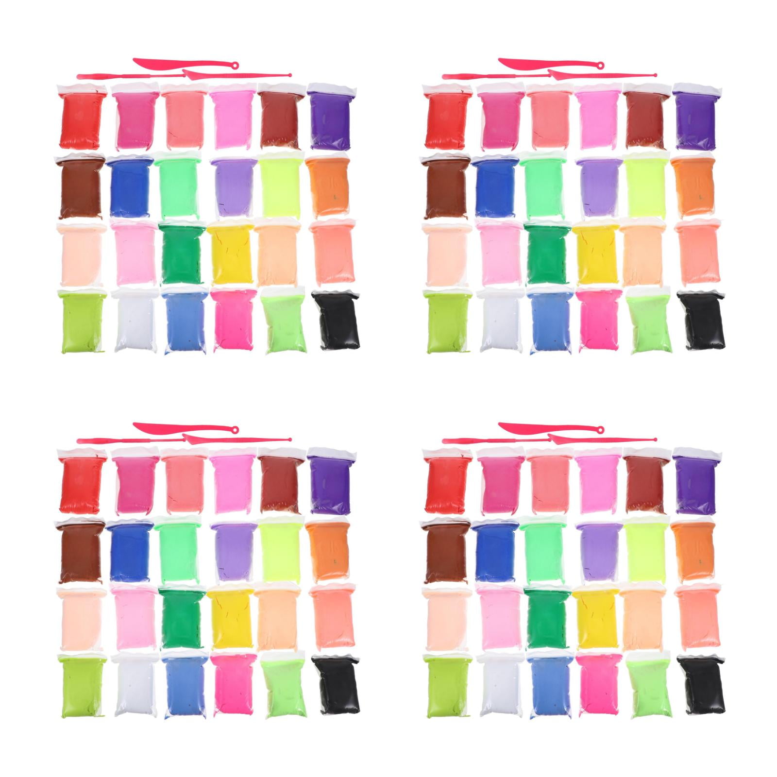 MLINS 4 Sets Colorful Modeling Clay Air Dry Clay Modeling Clay Children ...