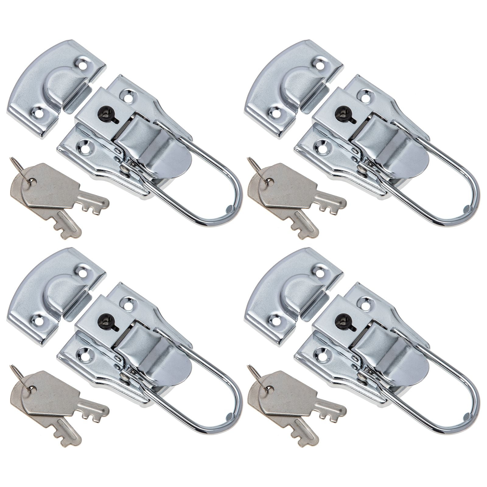 4 Sets Tool Box Lock with Key Latch Buckle Tool Box Hardware - Walmart.com
