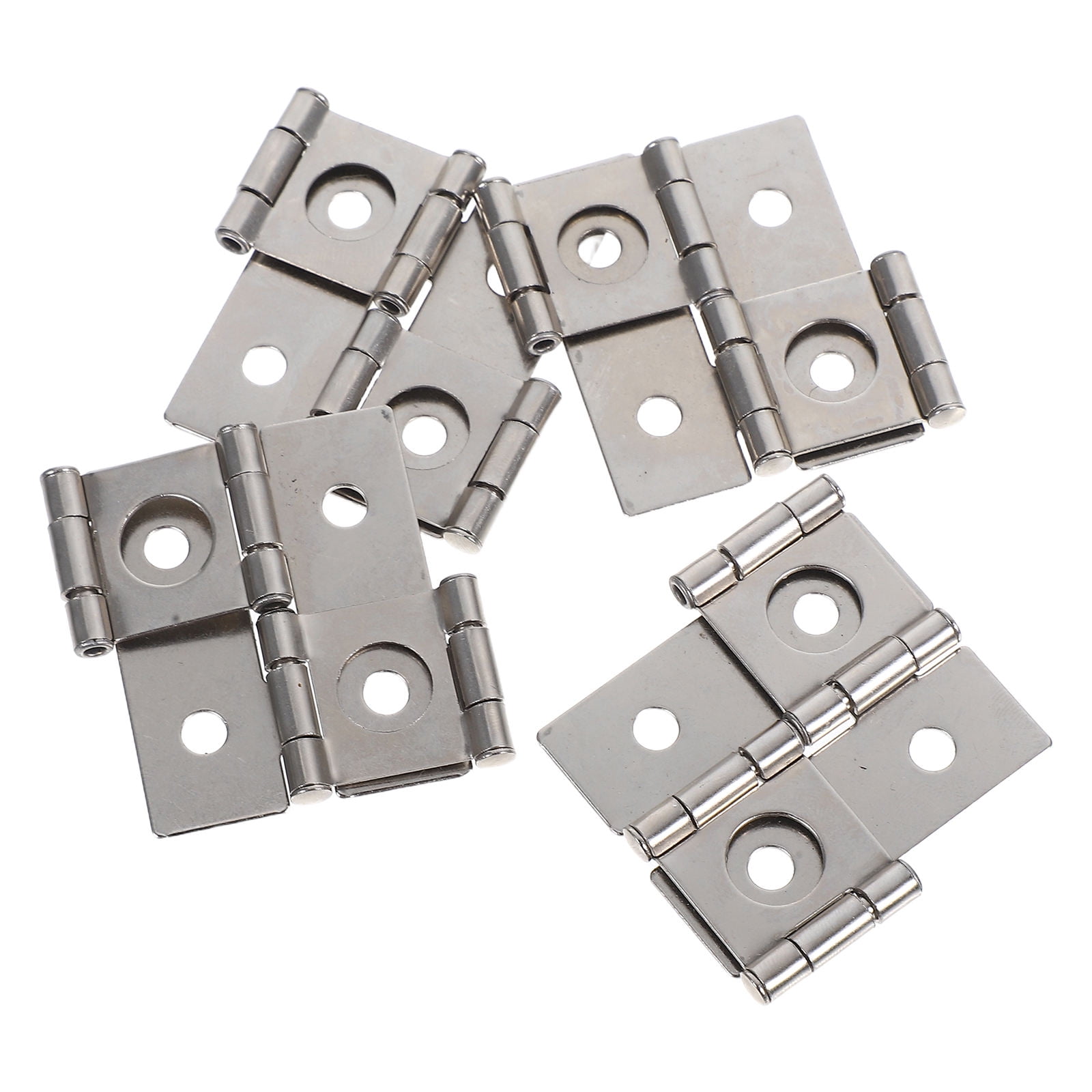 MLINS 4 Sets Furniture Connector Door Hinge Decorative Topper Silver ...