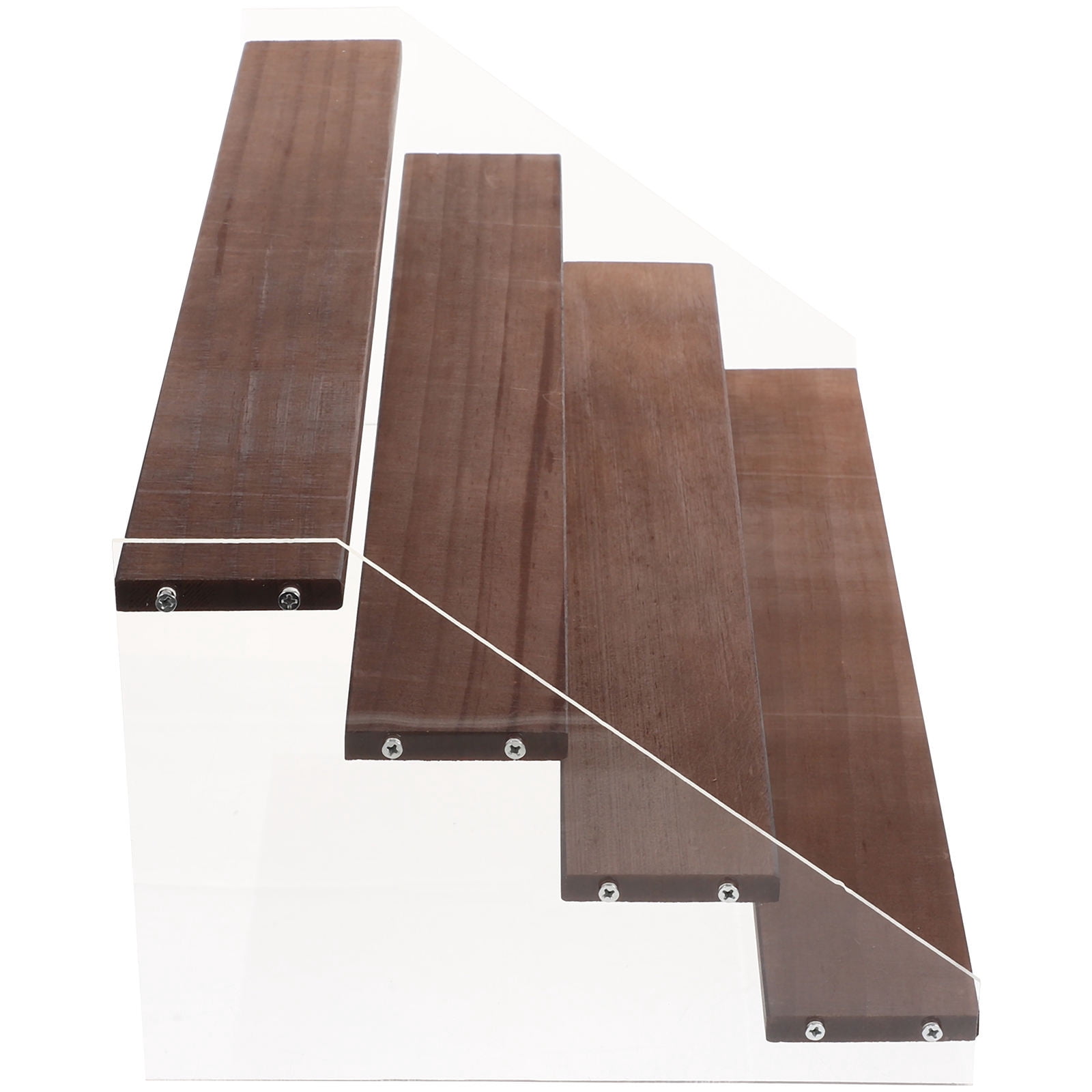 MLINS 4 Sets Multi-tier Riser for Display Acrylic Wood Figure Display ...