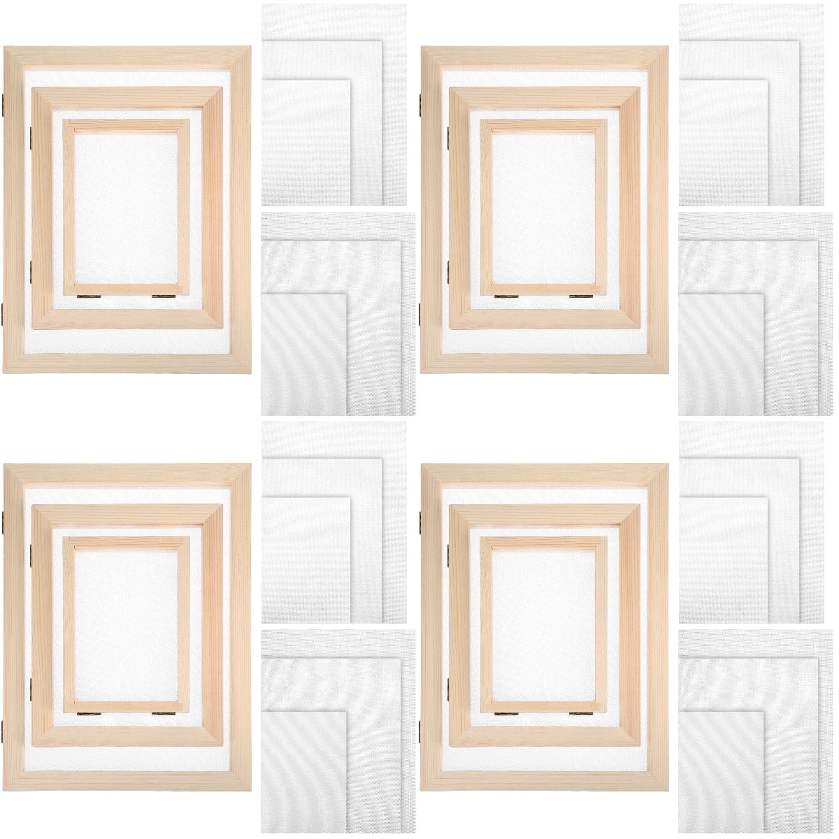 MLINS 4 Sets Paper Making Frame Paper Making Supplies Diy Paper Craft ...