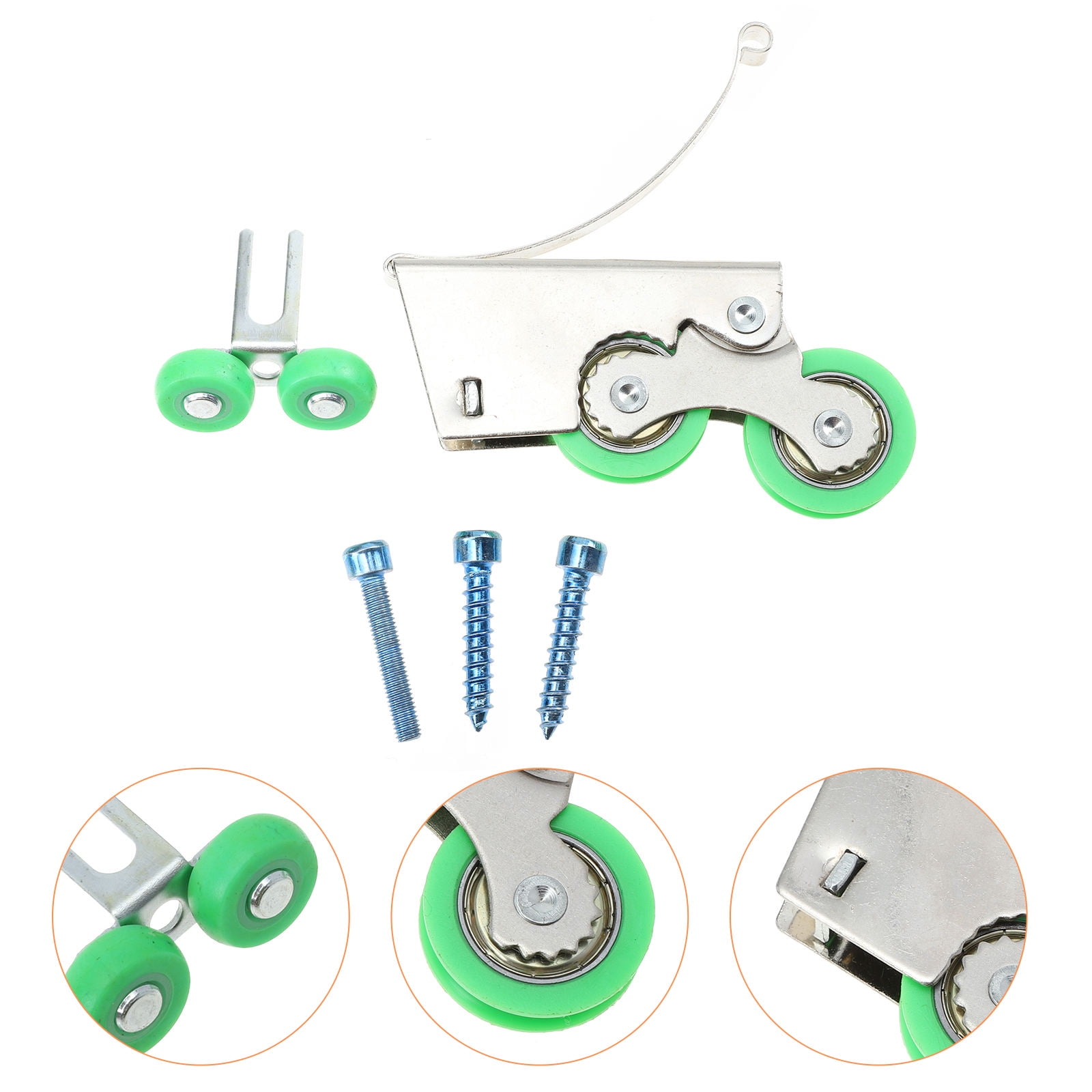 MLINS 4 Sets Pulley Cabinet Track Roller Sliding Door Rollers - Walmart.com