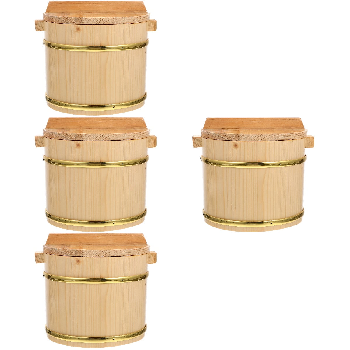 MLINS 4 Sets Rice Mixing Bucket Rice Serving Container Sushi Display ...