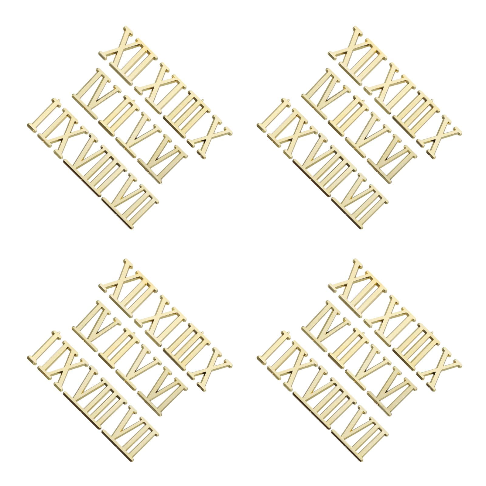 MLINS 4 Sets Roman Number Clock Numerals Replacement 3 cm Clock ...