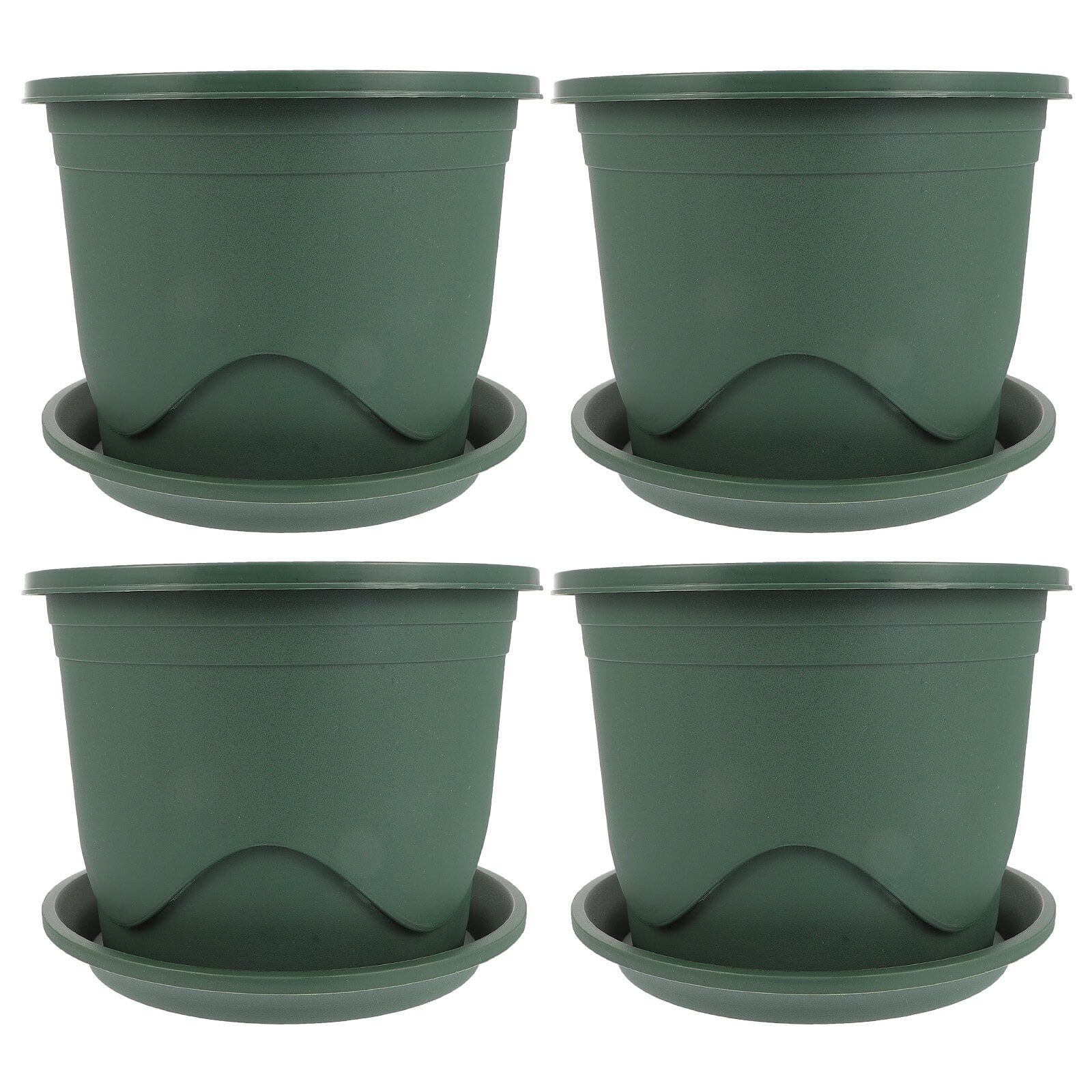 MLINS 4 Sets Root Control Pots Orchid Planter Outdoor Flower Green ...