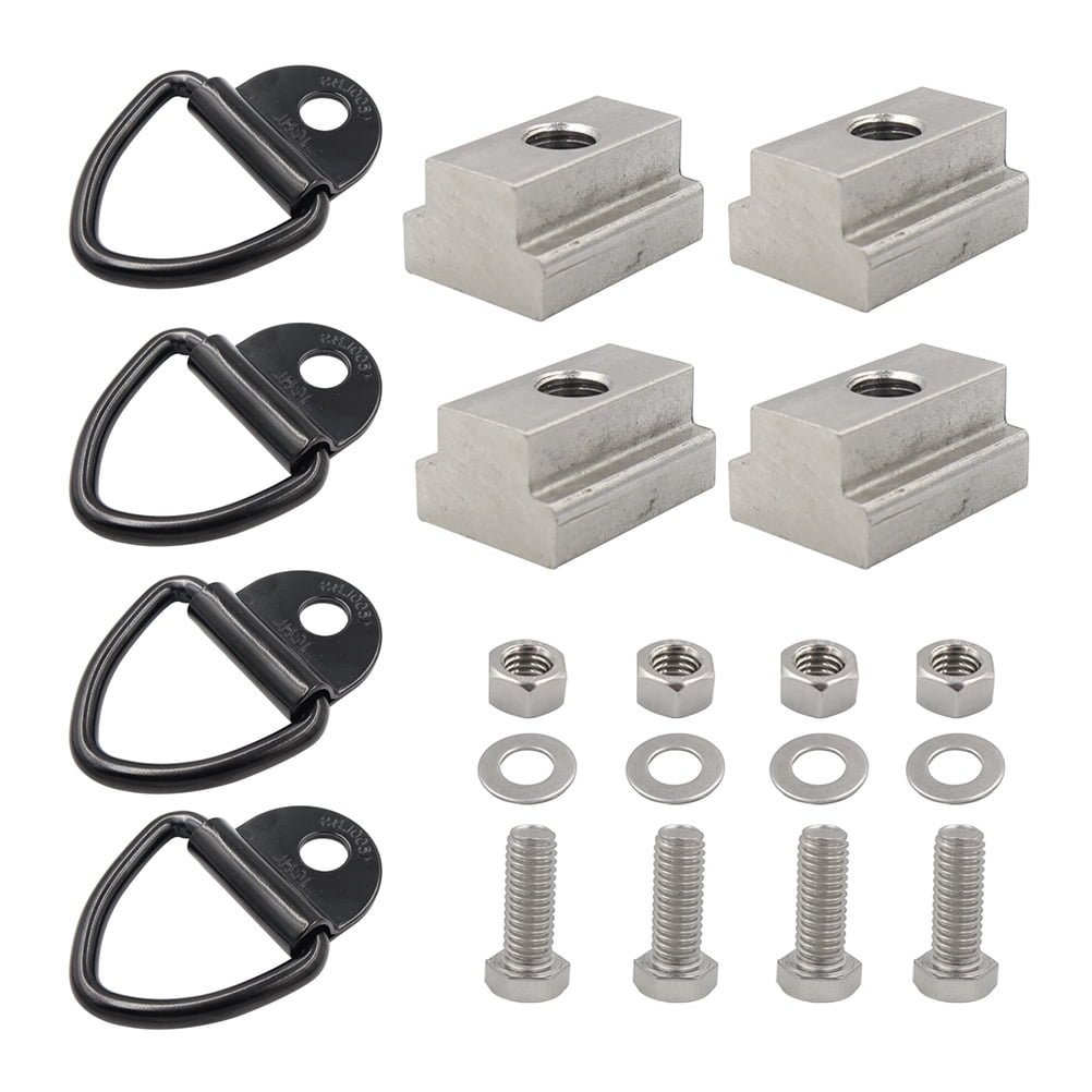 MLINS 4 Sets Stake Pocket D Ring Square Cross Clamp Groove - Walmart.com