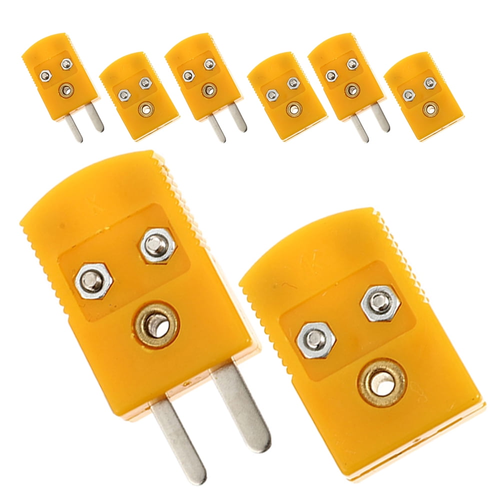 MLINS 4 Sets Thermocouple Connector Type K Thermocouple Plug Adapters ...