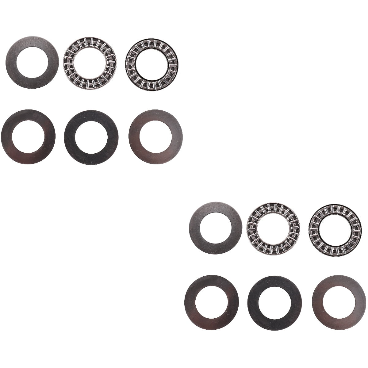 MLINS 4 Sets Thrust Bearing Carbon Steel Axial Flat Bearing High Load ...