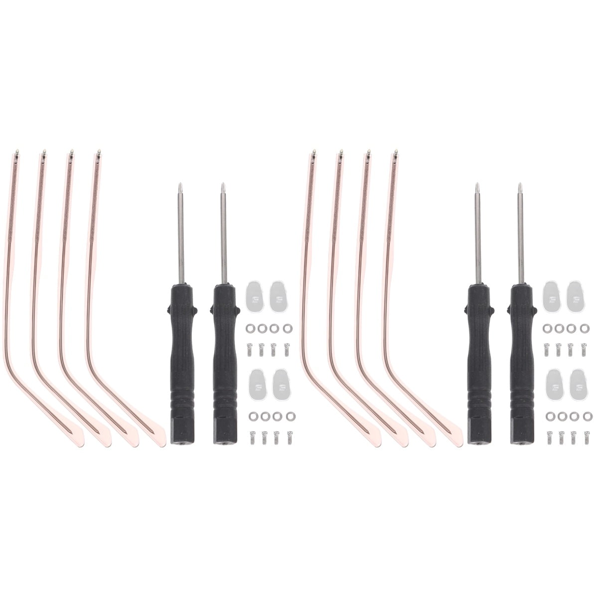 MLINS 4 Sets of Eyeglasses Arm Legs Replacement Metal Eyeglasses ...