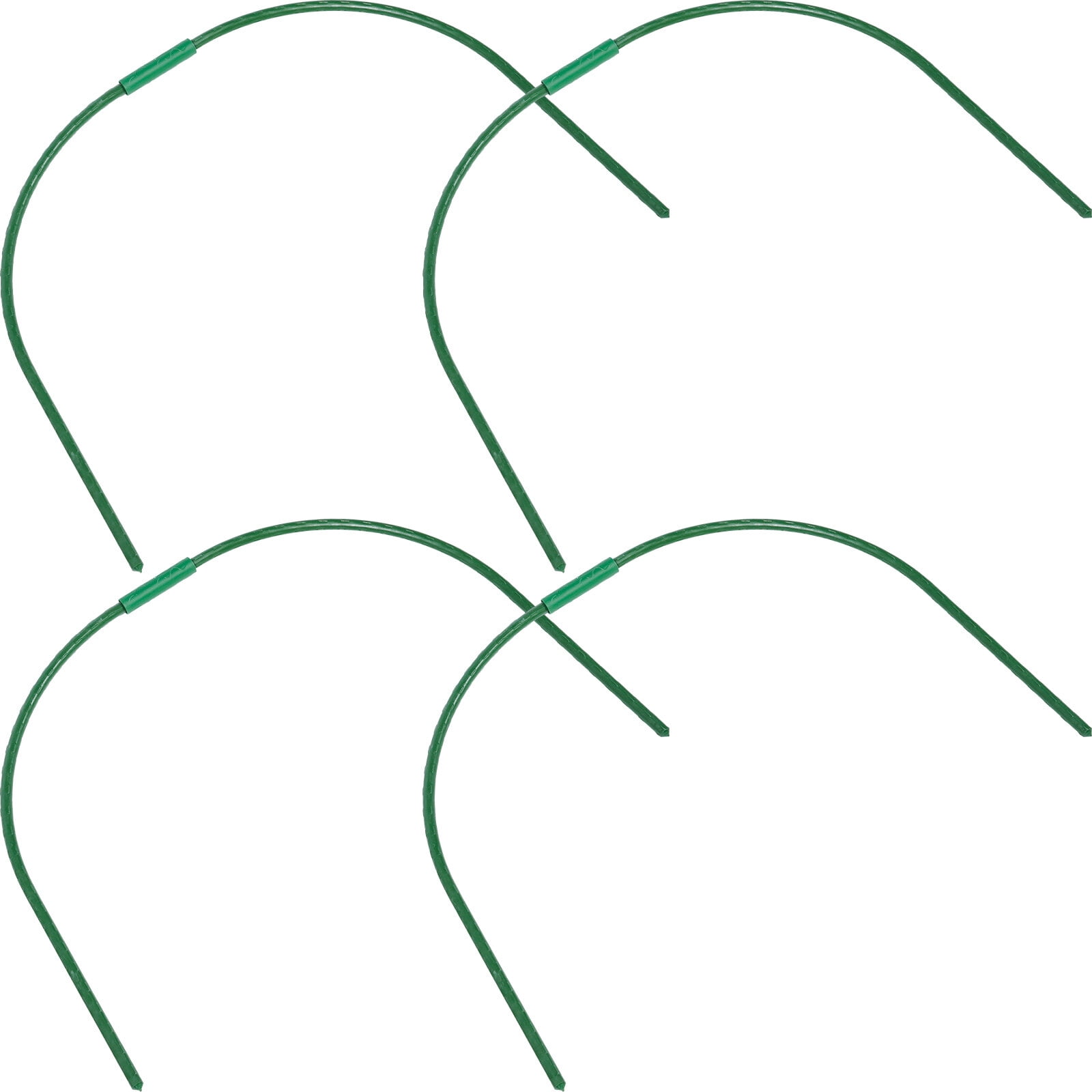 MLINS 4 Sets of Greenhouse Arch Shaped Hoops Plant Gardening Support ...