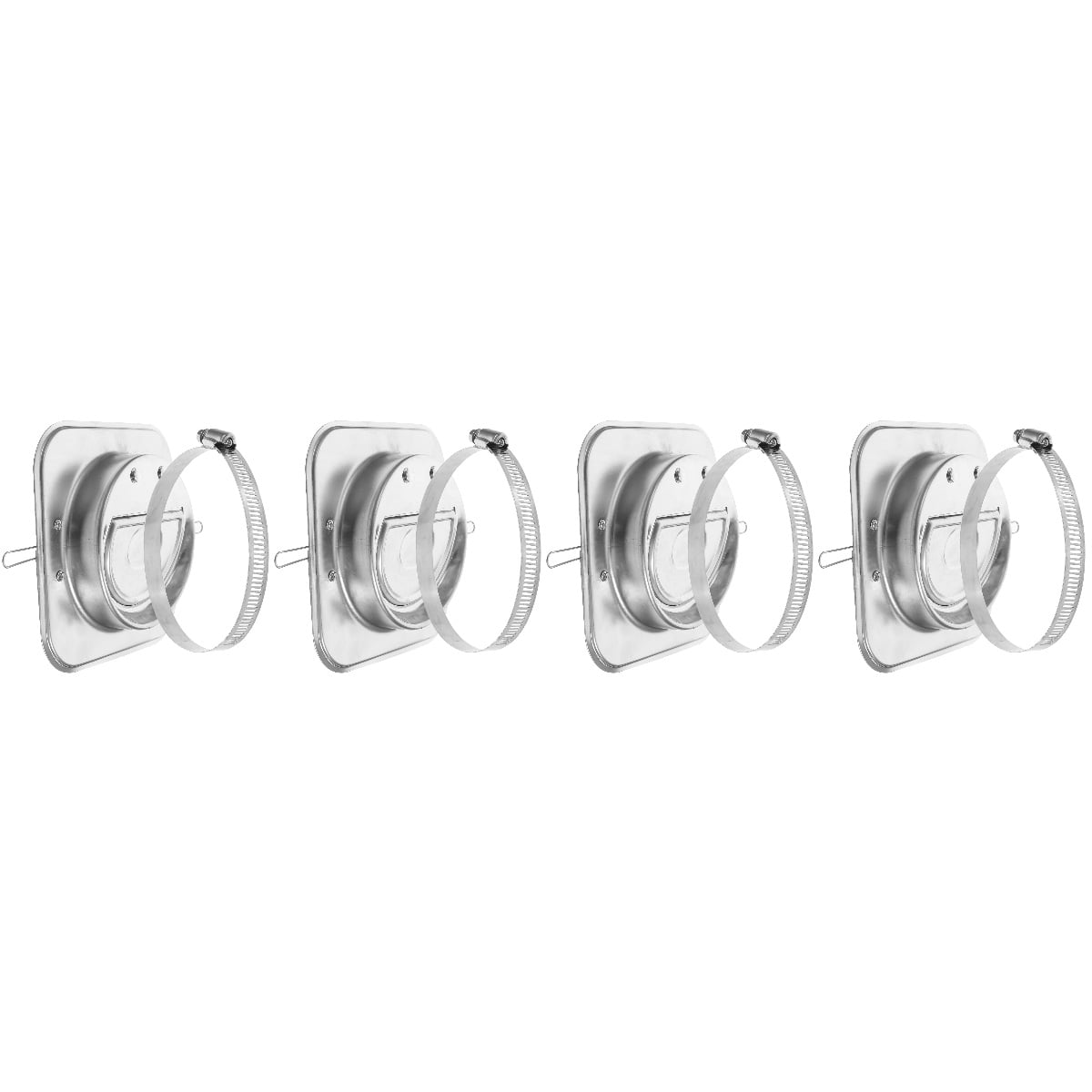 MLINS 4 Sets of Valve Clamp Valve Range Hood Check Valve Exhaust Check ...