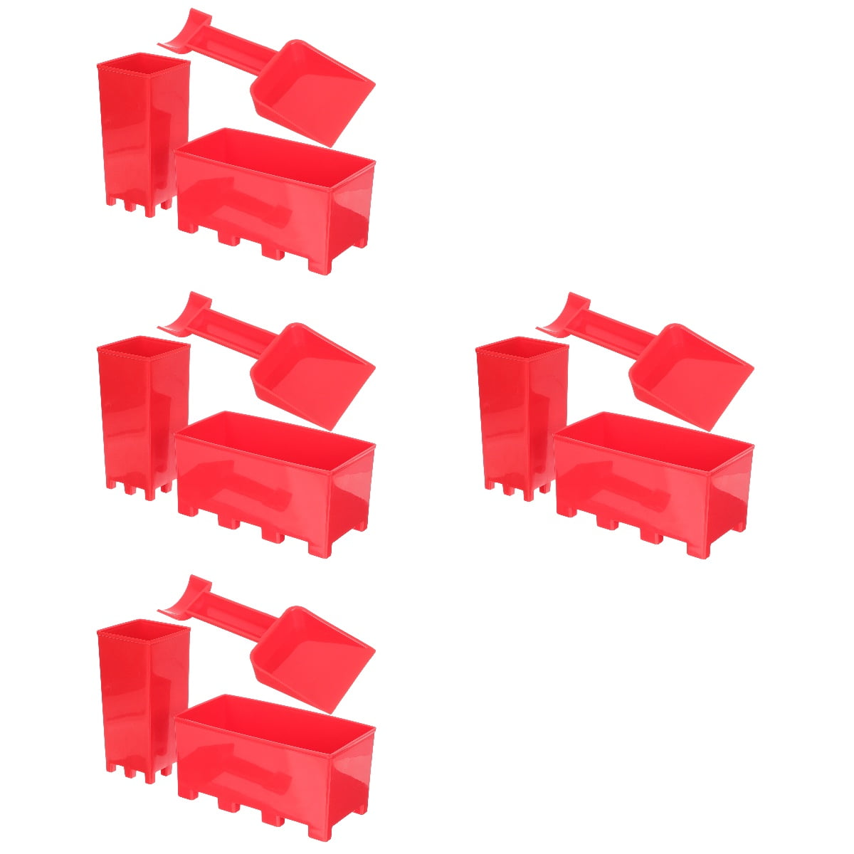 MLINS 4 Sets of Winter Outdoor Snow Brick Making Mold Kids Outdoor ...