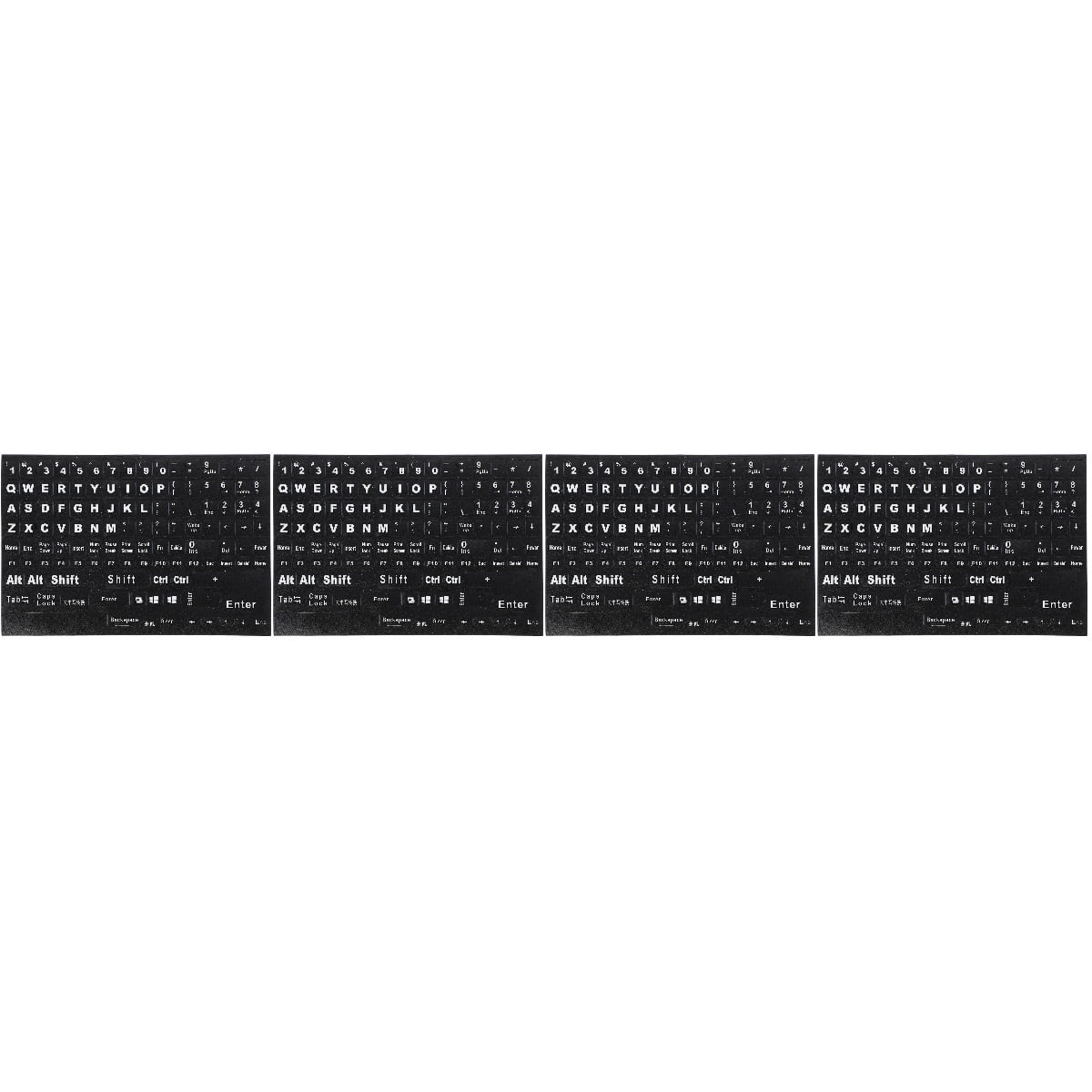 MLINS 4 Sheets Replacement Keyboard Sticker Keyboard English Letter ...