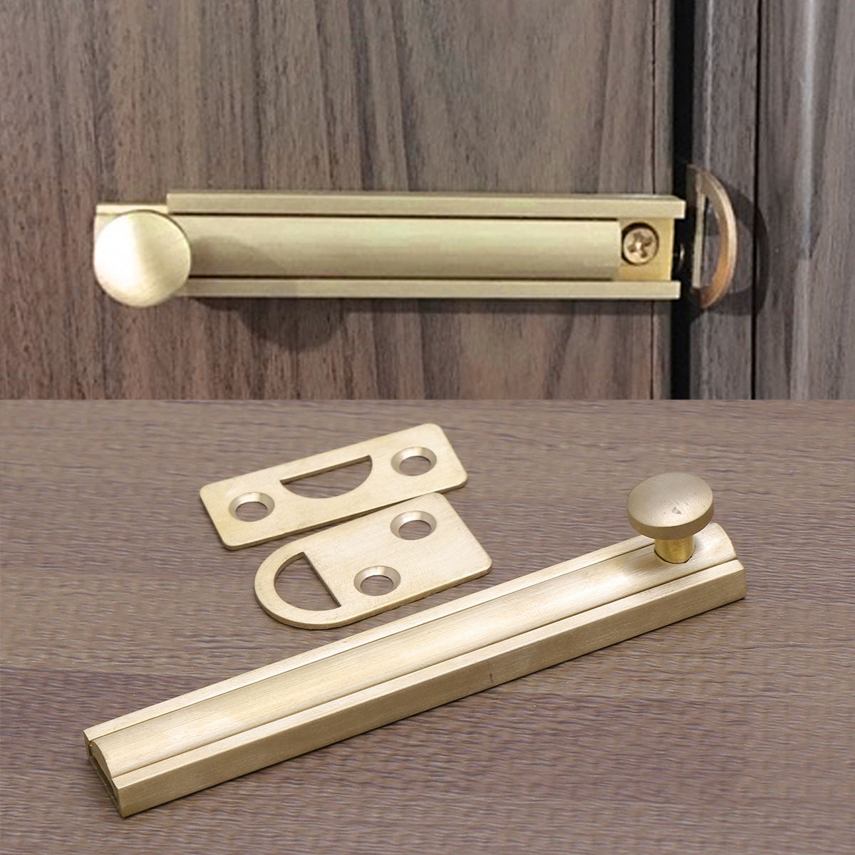 MLINS 4 inch Copper Safety Door Bolts Latch Anti-Theft Lock Buckle ...