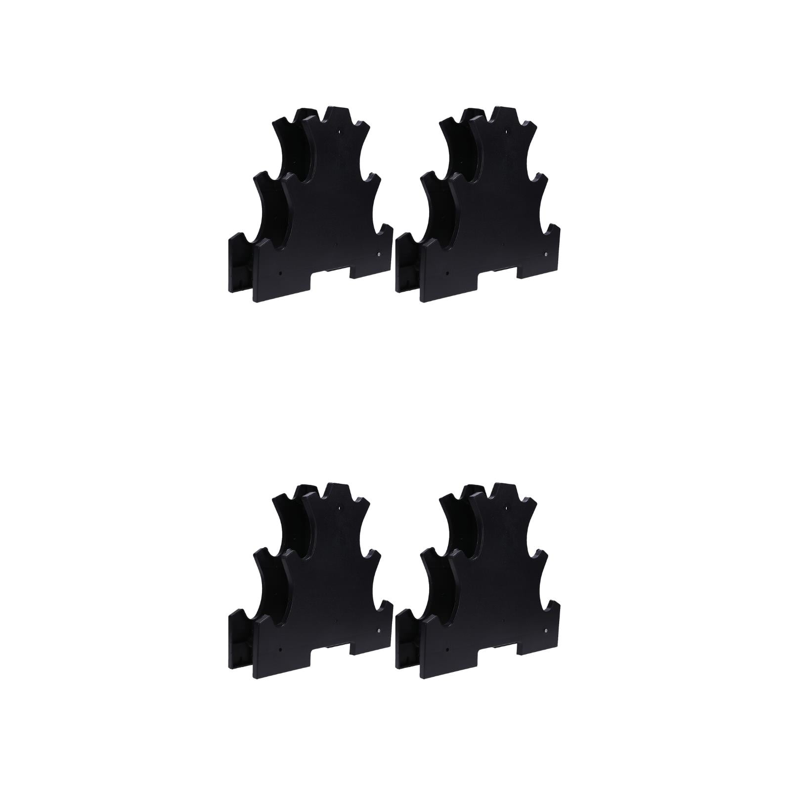 MLINS 4 pcs 3 Tier Dumbbell Rack Dumbbell Holder Weights Organizer ...