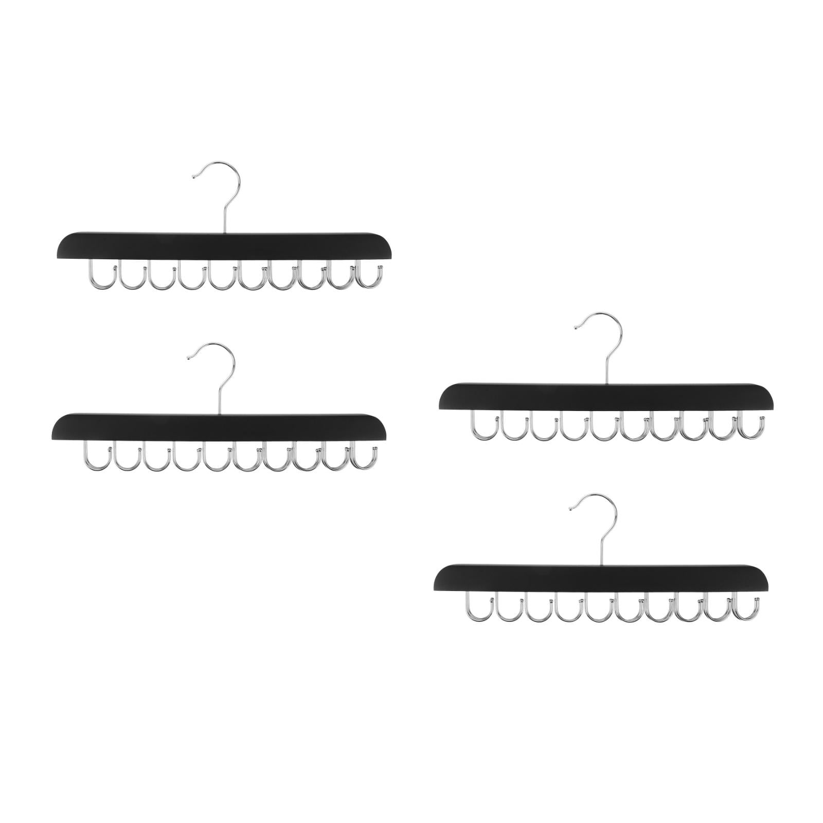 MLINS 4 pcs Belt Hanger For Closet Sturdy Rack With Hooks Space Saving ...