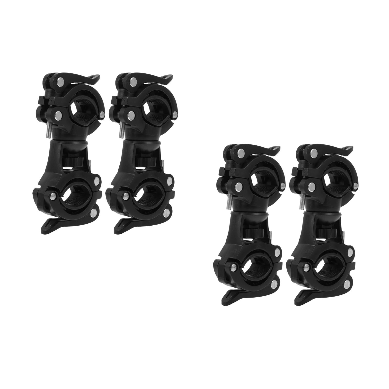MLINS 4 pcs Bike Flashlight Holder Bicycle Mounting Bracket Dual Hole ...