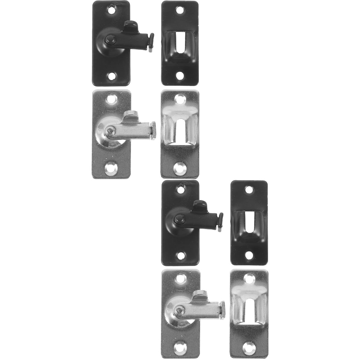 MLINS 4 pcs Door Lock Buckles 90 Degree Right Angle Door Lock Bolt ...