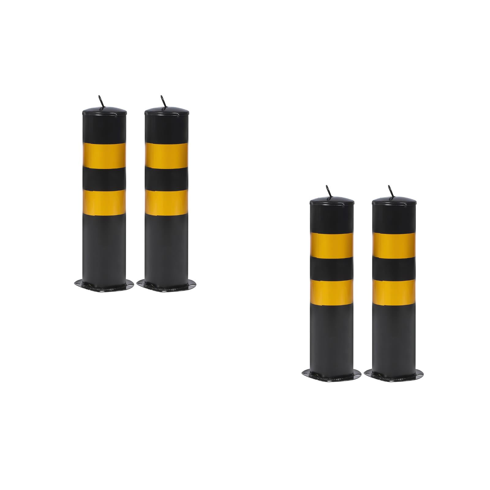 MLINS 4 pcs Driveway Security Posts Safety Warning Column Road ...