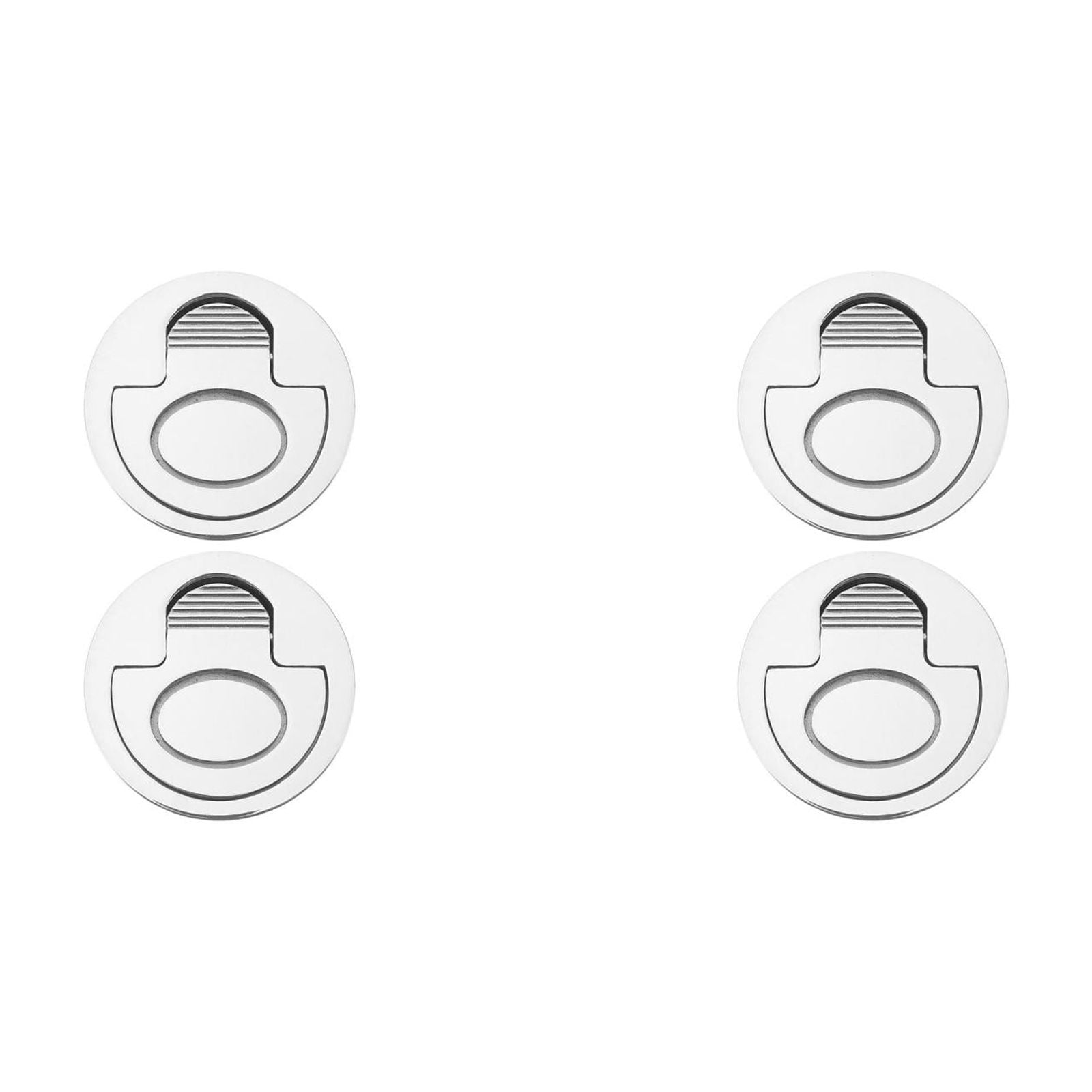 MLINS 4 pcs Flush Pull Ring Handles Recessed Boat Hatch Latch Marine ...