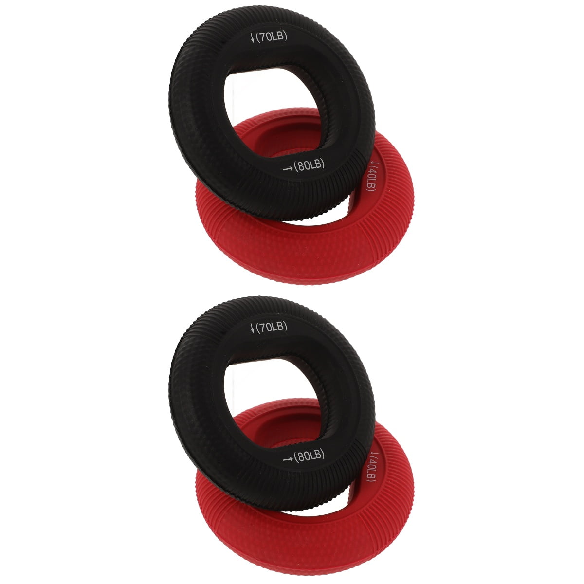 MLINS 4 pcs Hand Grip Strengthener Ring Hand Grip Training Rings Grip ...