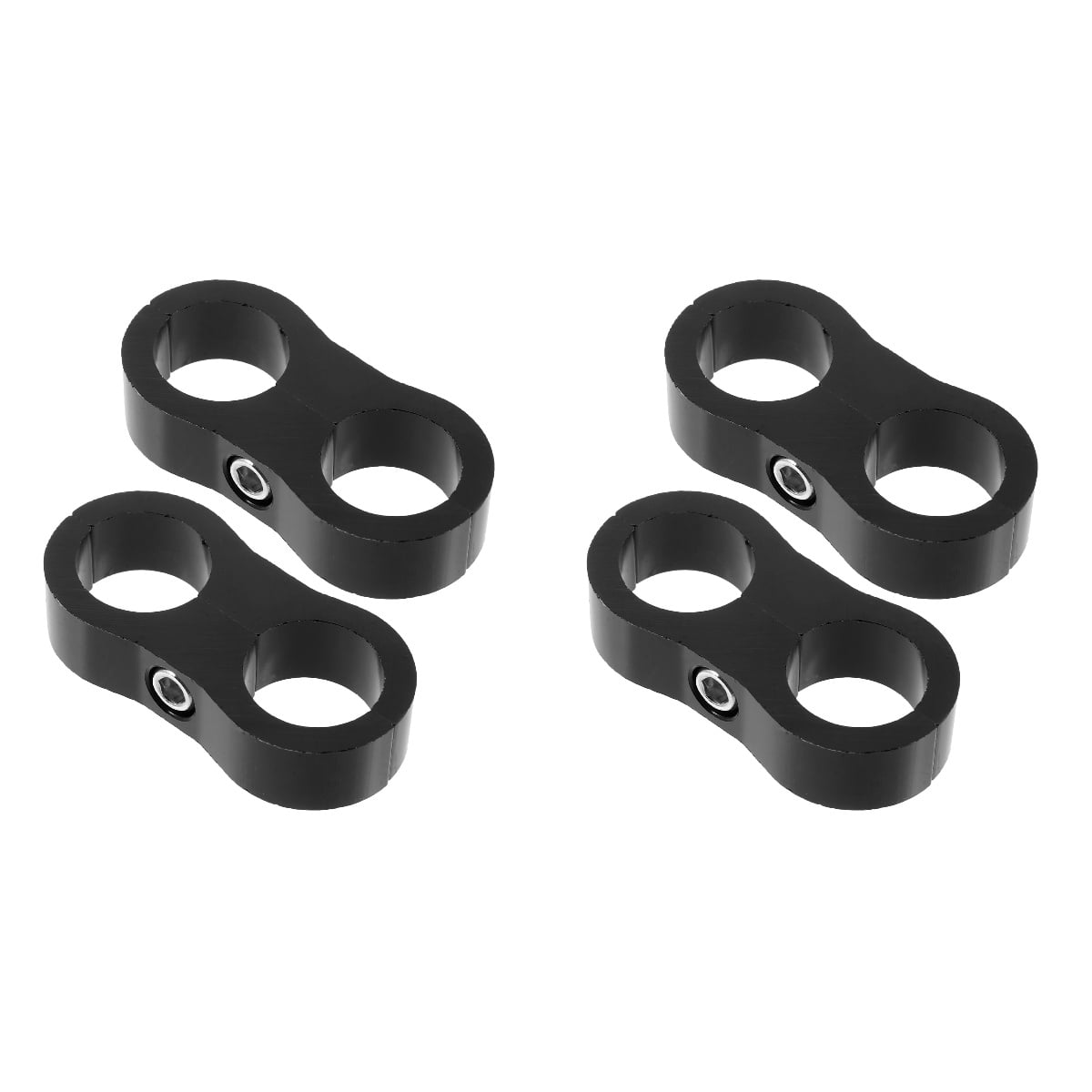 MLINS 4 pcs Hose Separator Clamp Double Holes Hose Mounting Clamp For ...